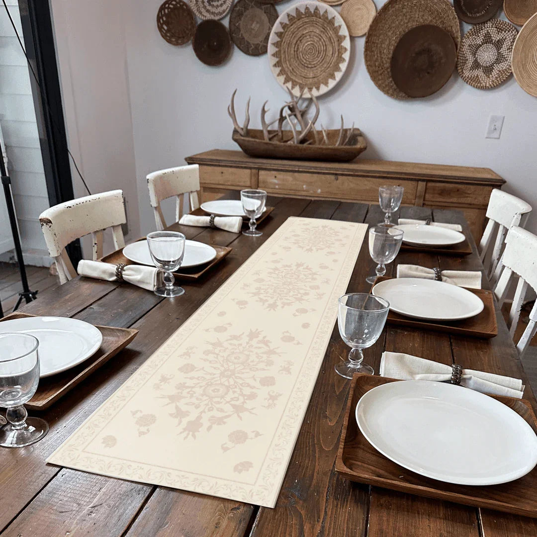 Amelia Table Runner | Blush Pink - Premium Vinyl Mat – Carolina Creekhouse