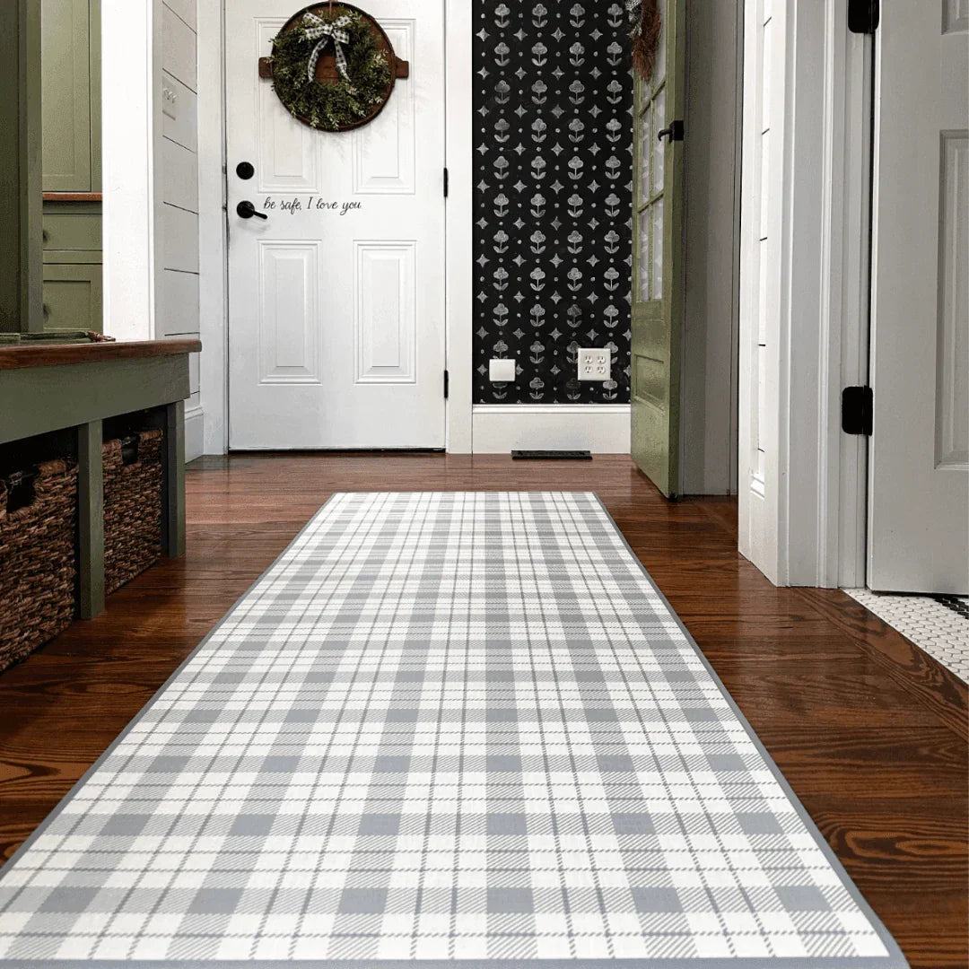 Emily FloorFlat | Dusty Blue - Premium Vinyl Mat – Carolina Creekhouse