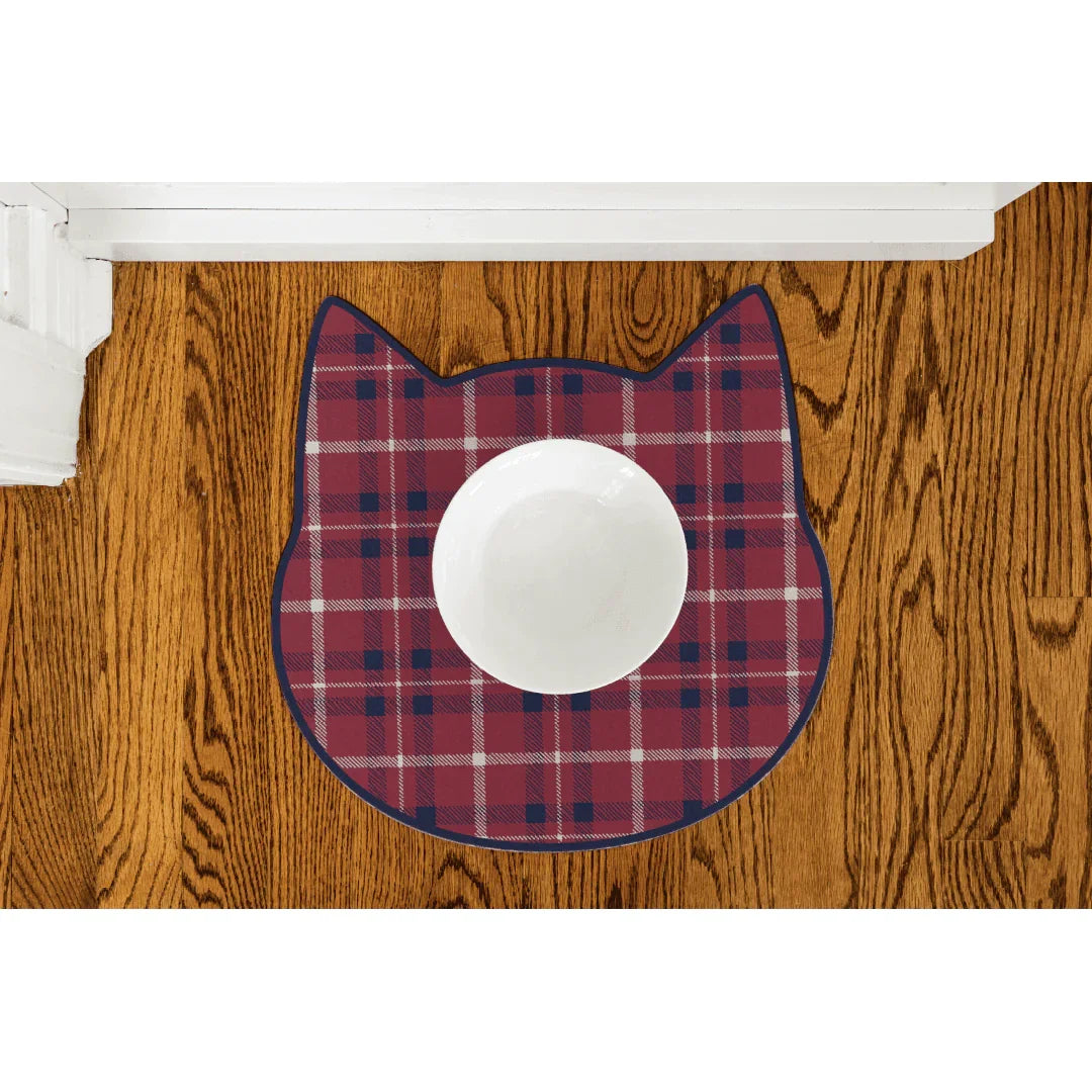 Custom Noelle Cat PetFlat | Maroon - Premium Vinyl Mat – Carolina ...