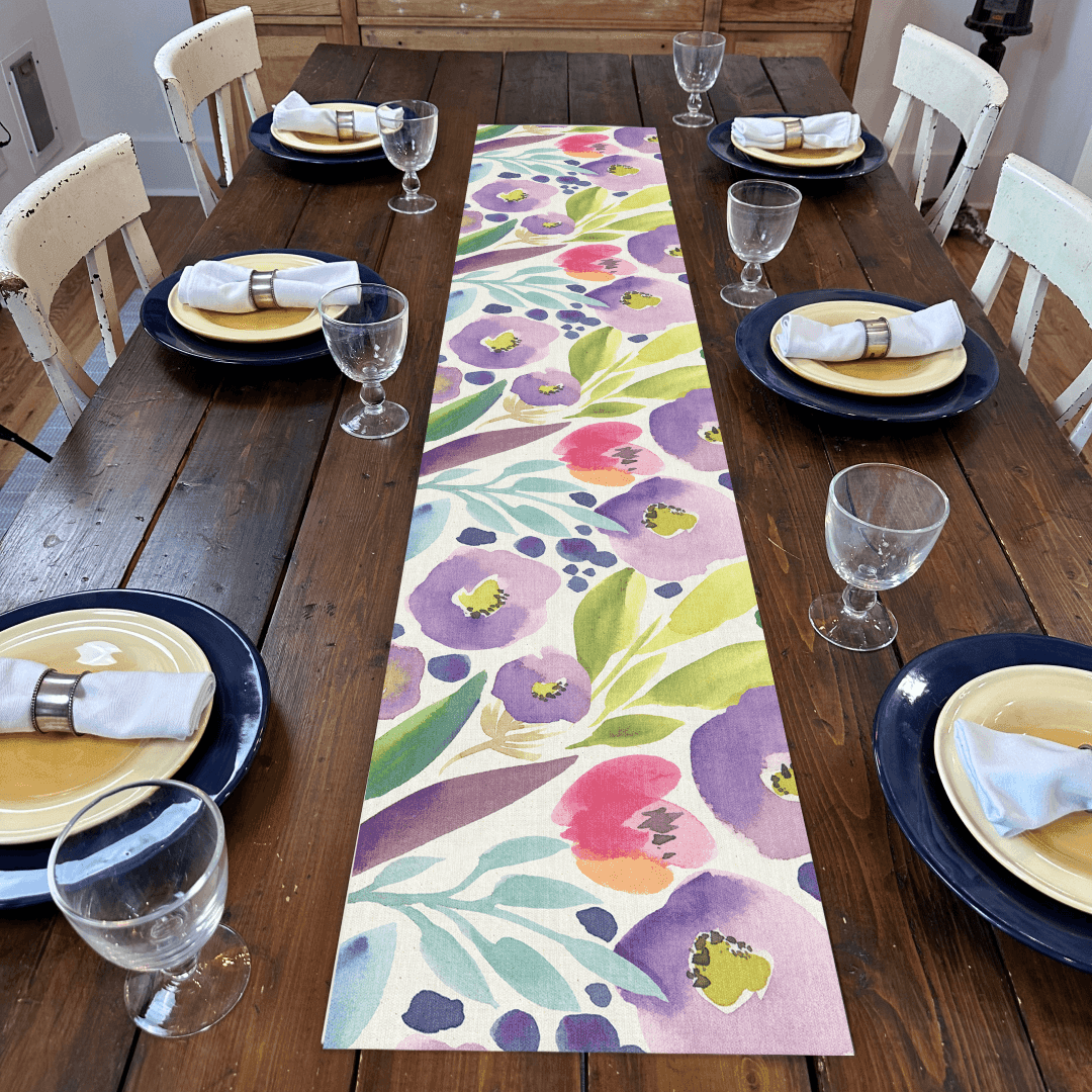 Vera Table Runner | Purple - Premium Vinyl Mat – Carolina Creekhouse